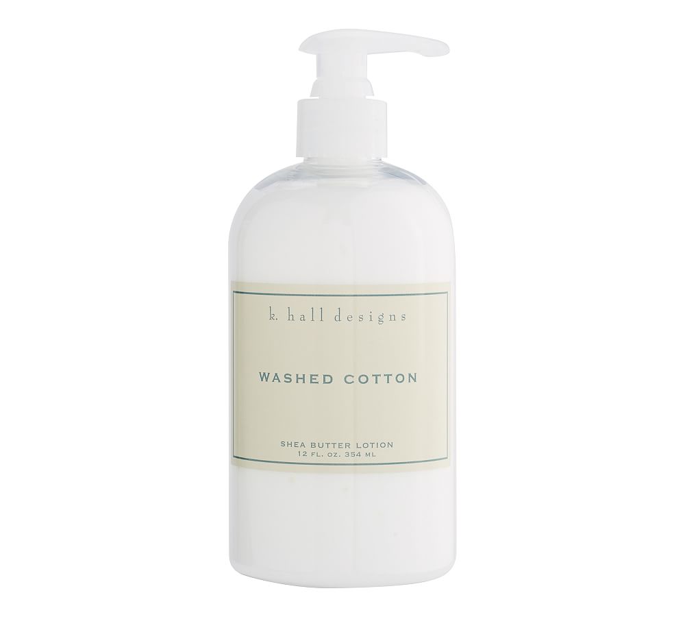K. Hall Washed Cotton Lotion Pump | Pottery Barn