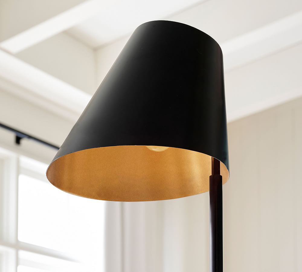 Bauer Metal Shelf Task Floor Lamp | Pottery Barn