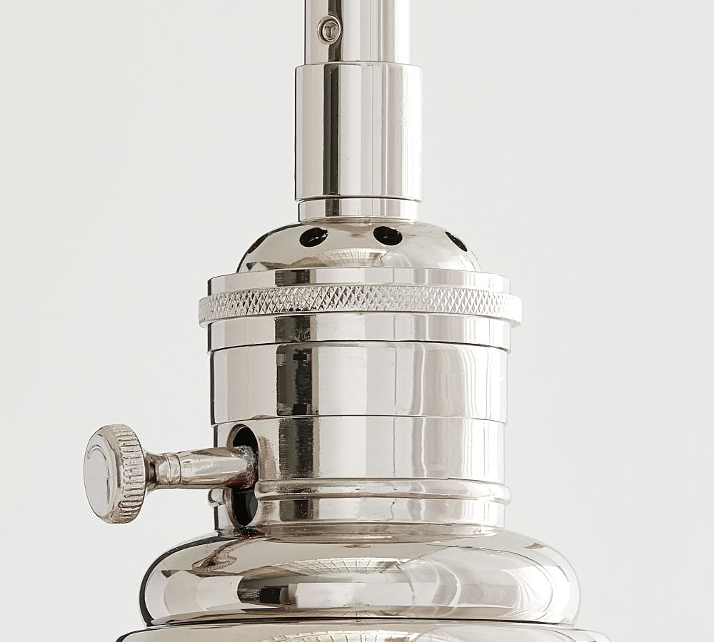 Curved Metal Bell Pole Pendant | Pottery Barn