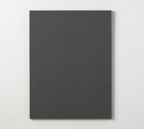 Linen Home Office Pinboard - Charcoal | Pottery Barn