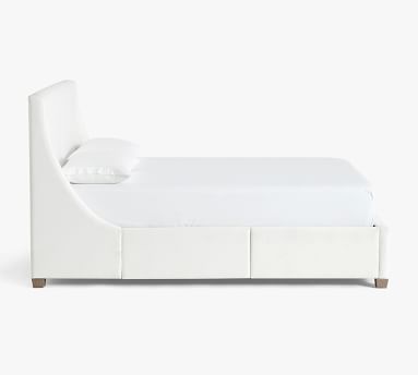 York Upholstered Platform Bed | Pottery Barn