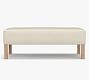 Arden Upholstered Ottoman | Pottery Barn