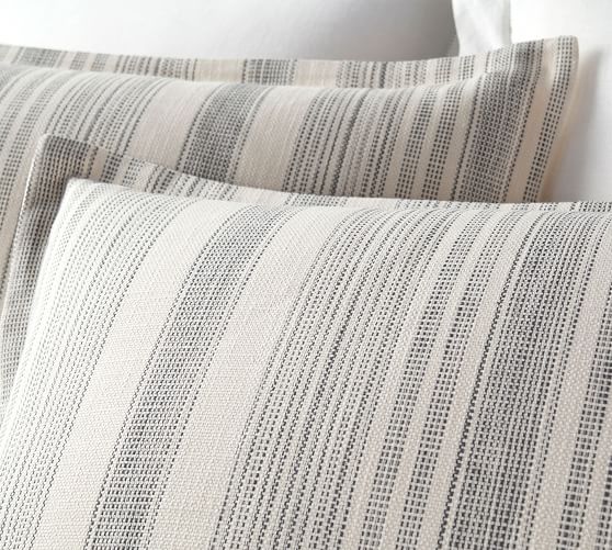 Hawthorn Striped Cotton Sham | Pottery Barn