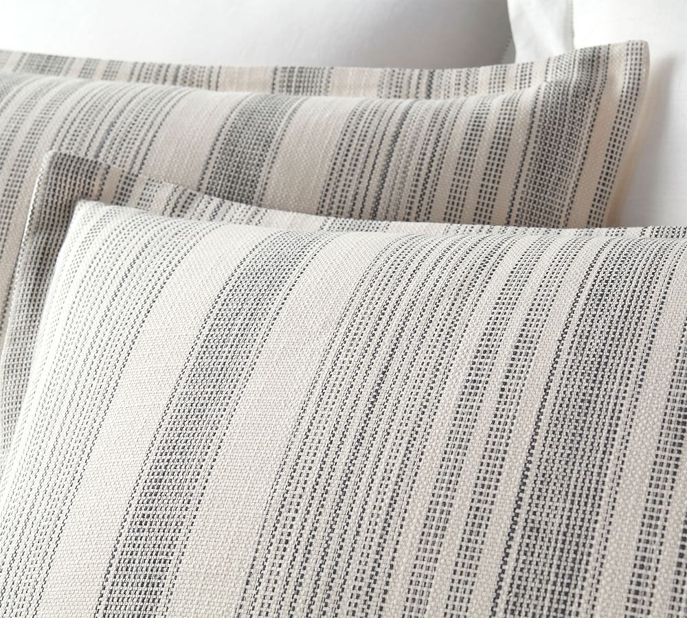 Hawthorn Striped Cotton Sham | Pottery Barn