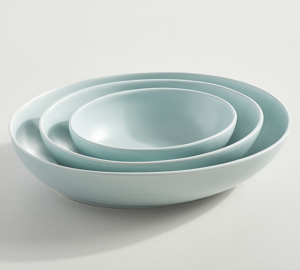 Mason Stoneware Oval Serving Bowls | Pottery Barn