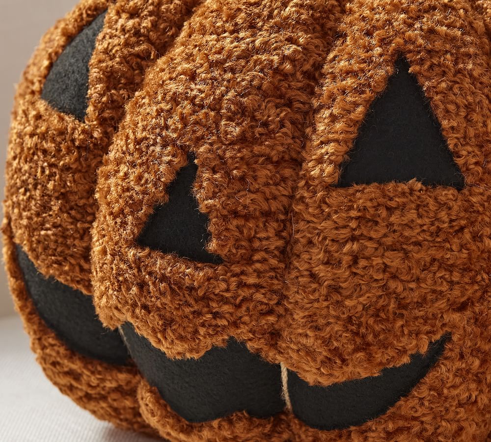 Pottery Barn Jack O Lantern Pillownull