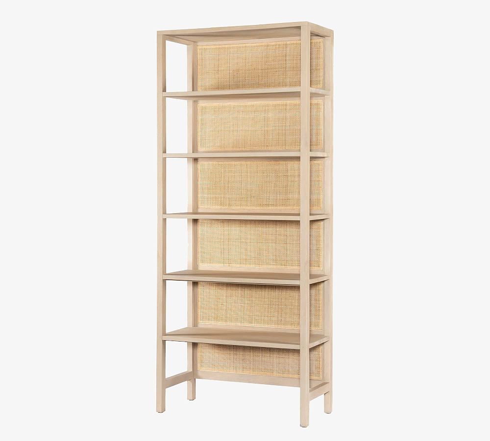 Dolores Cane Bookcase | Pottery Barn