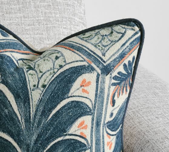 Palm Throw Pillow Cover | Pottery Barn