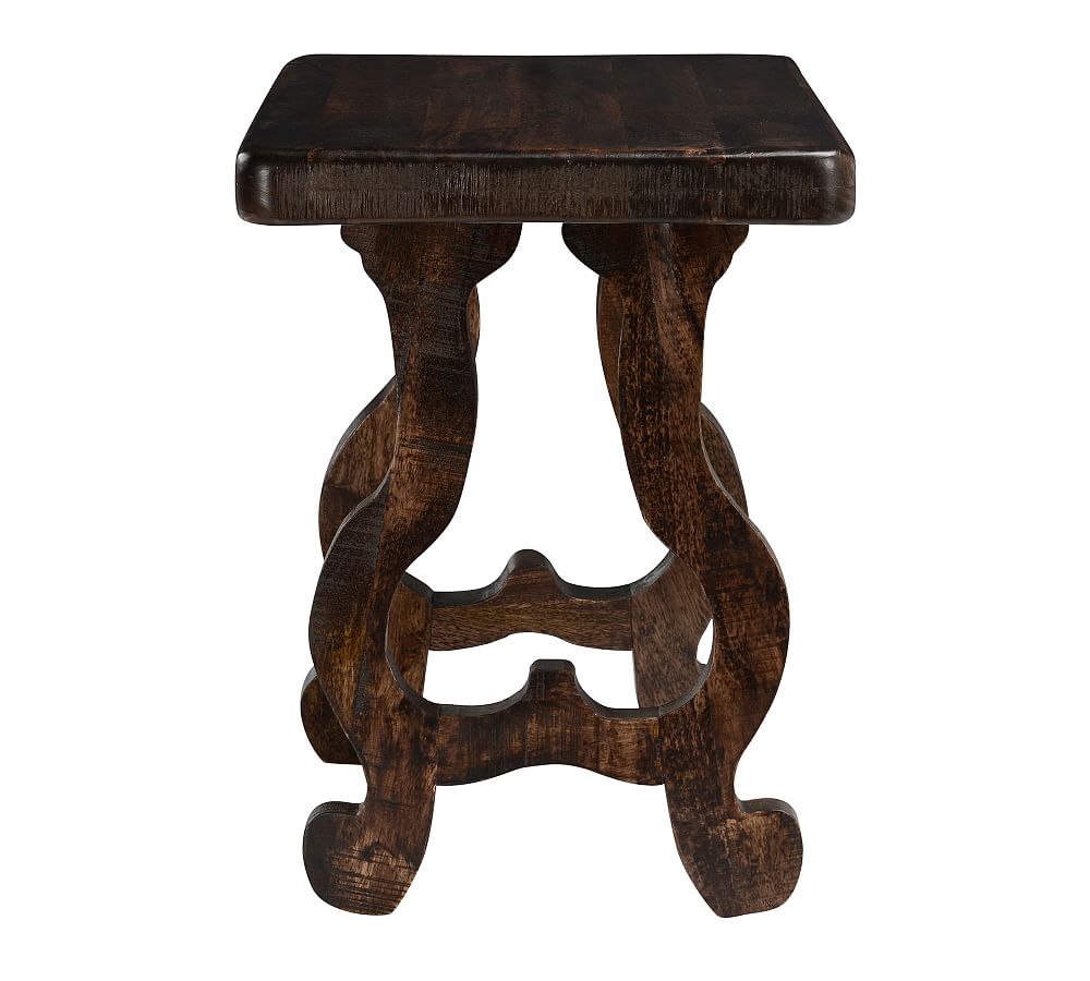 Madison Reclaimed Wood End Table | Pottery Barn
