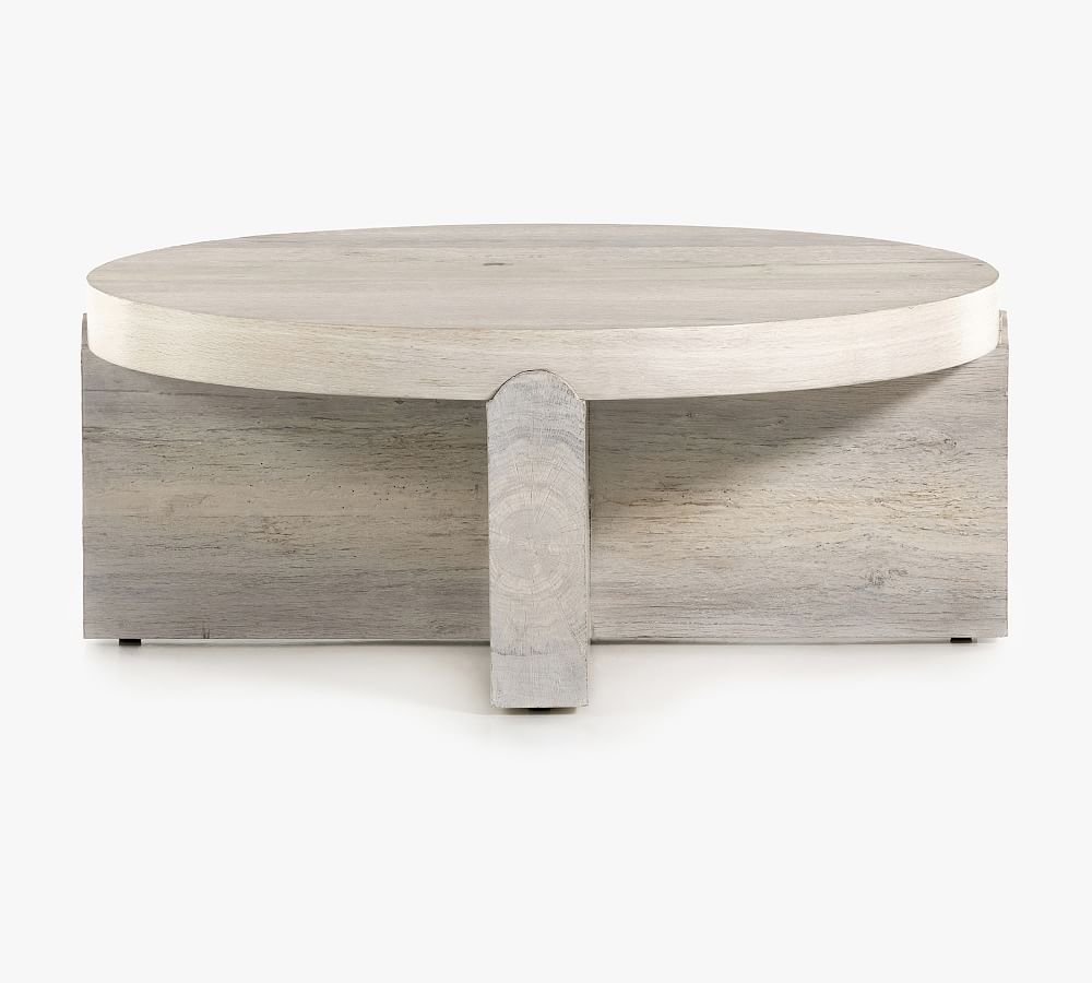 Rocky Round Coffee Table | Pottery Barn