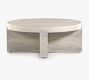 Rocky Round Coffee Table | Pottery Barn