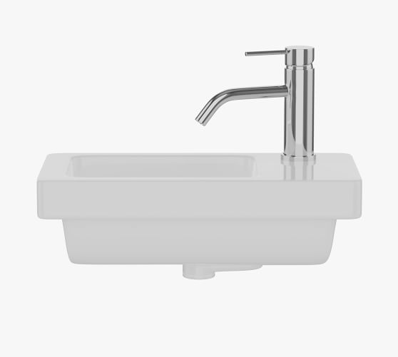Wilton 18" Wall Mounted Ceramic Sink | Pottery Barn