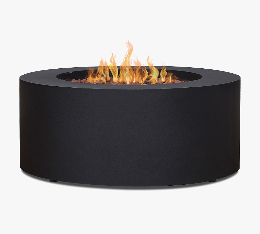 Burrows 36" Round Propane Fire Pit Table | Pottery Barn