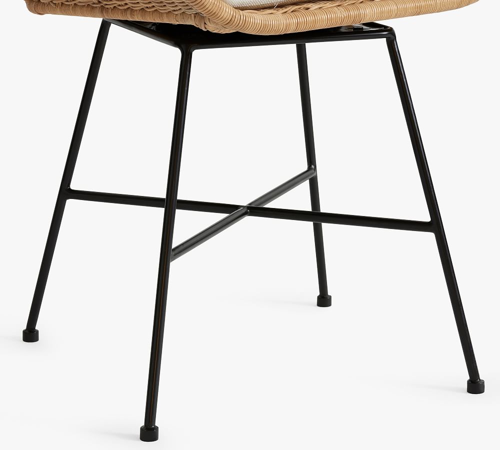 Grove Woven Stationary Swivel Desk Chair | Pottery Barn