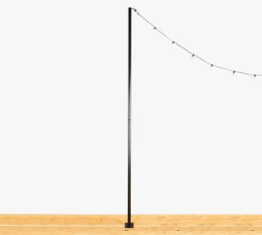 Outdoor Bistro Standing String Light Posts | Pottery Barn