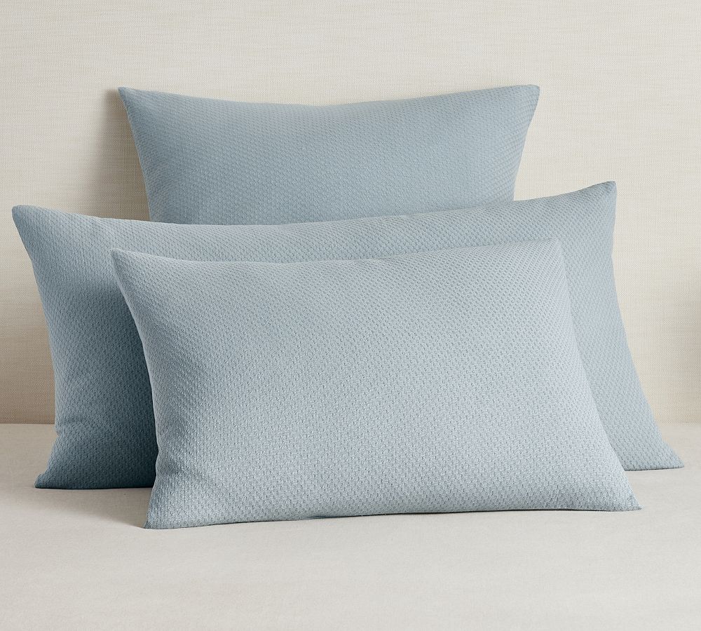 Wright Textured Organic Sham | Pottery Barn