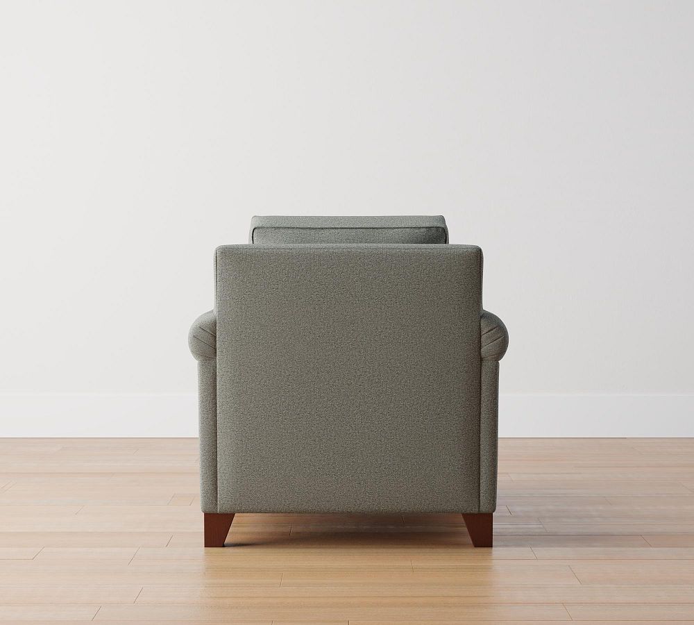 Cameron Roll Arm Upholstered Armchair | Pottery Barn