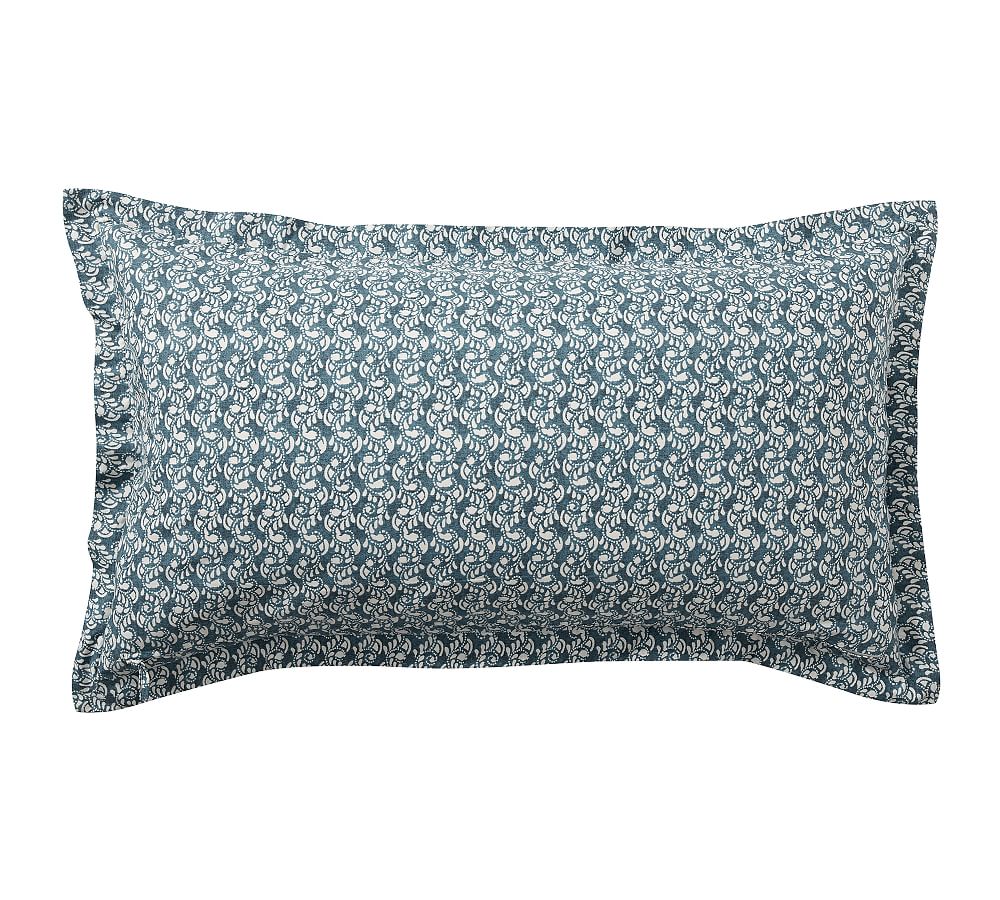 Flora Reversible Organic Cotton Sham | Pottery Barn
