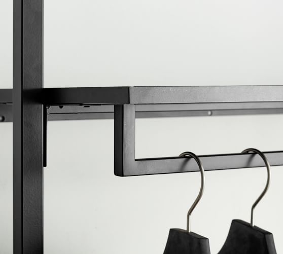 Temple Street Closet Rail with Shelf | Pottery Barn