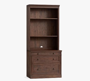 Livingston Lateral File Bookcase | Pottery Barn
