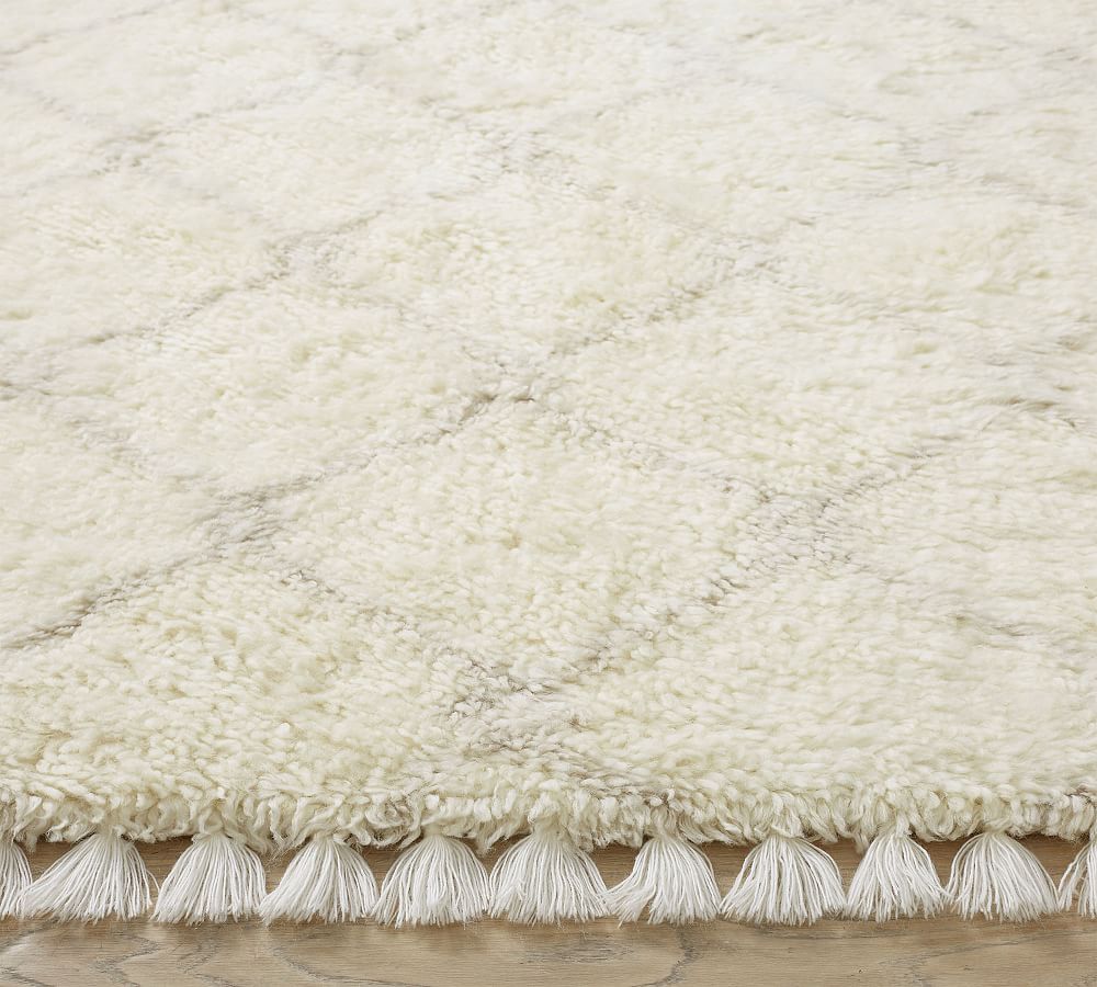 Quinlan Handwoven Shag Wool Rug | Pottery Barn