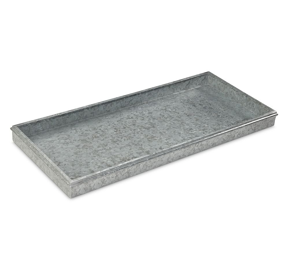 Galvanized Boot Tray | Pottery Barn