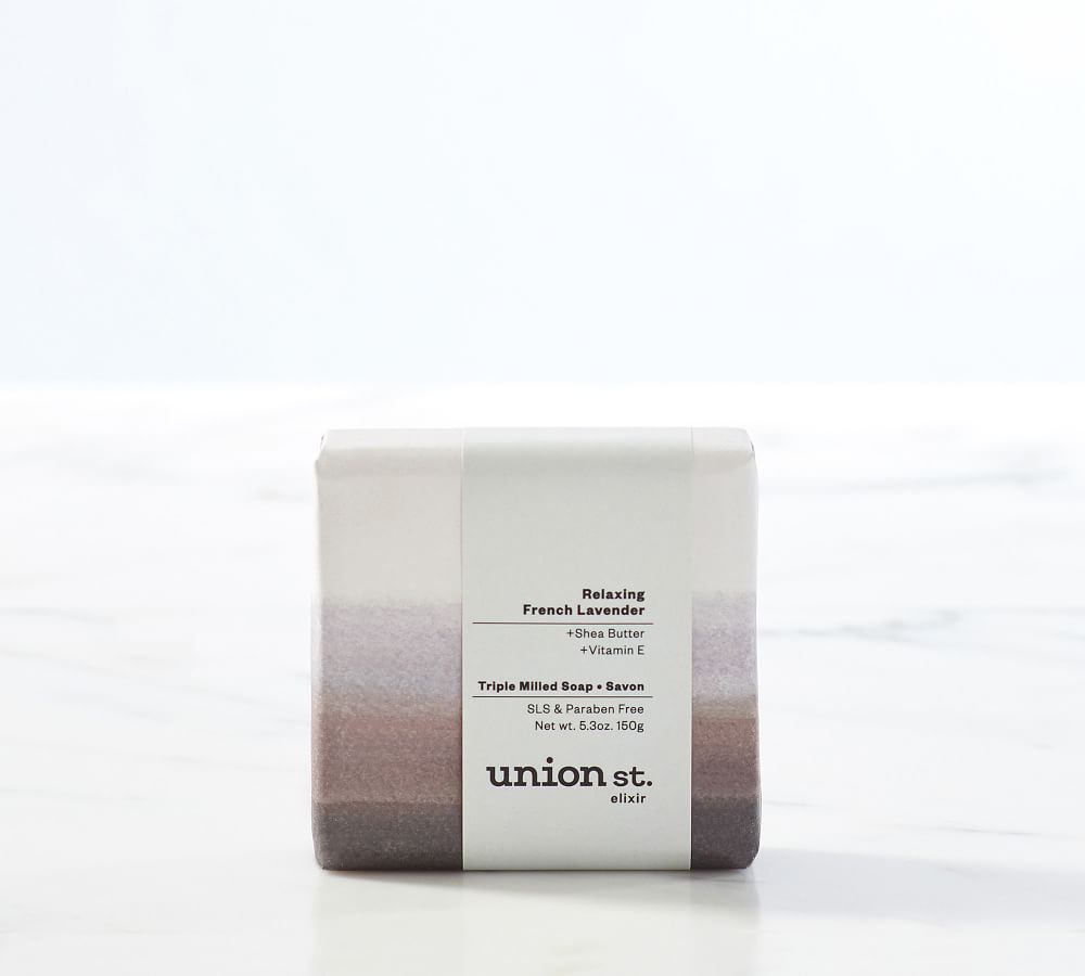 Union St. Elixir Relaxing French Lavender Bar Soap | Pottery Barn