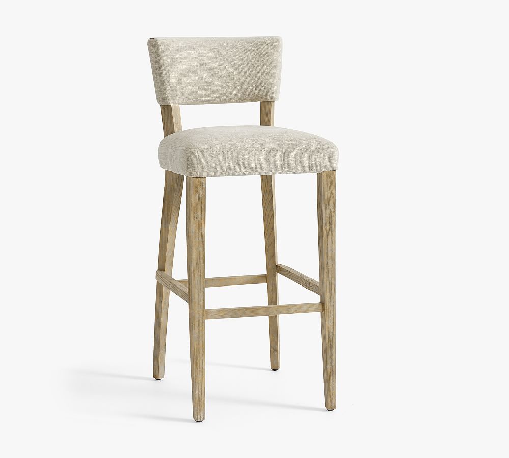 Payson Upholstered Stool | Pottery Barn