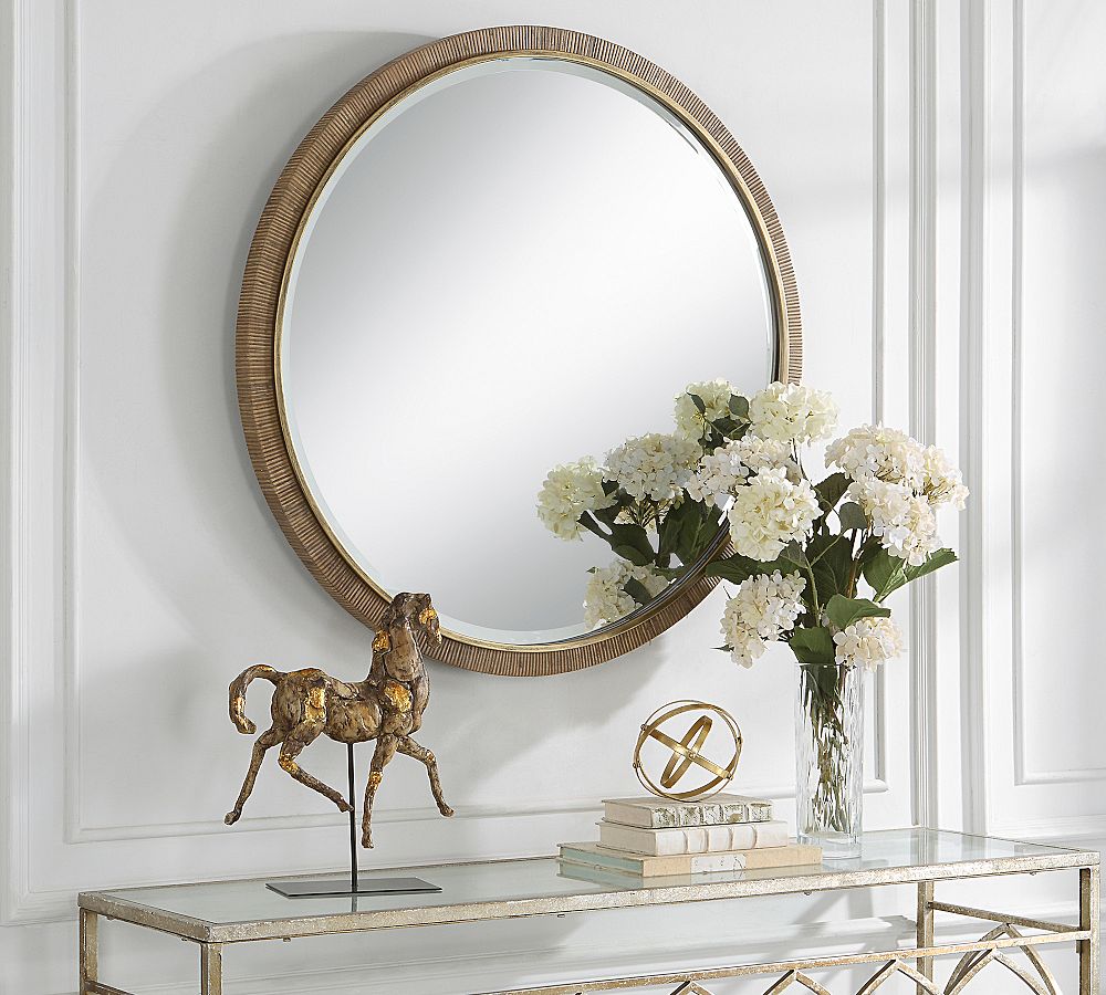 Shalina Round Wall Mirror | Pottery Barn