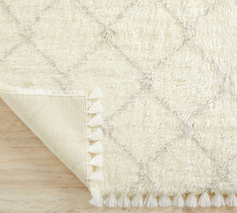 Quinlan Handwoven Shag Wool Rug | Pottery Barn