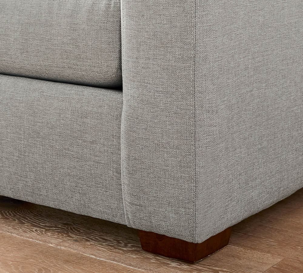 Shasta Square Arm Upholstered Storage Futon | Pottery Barn