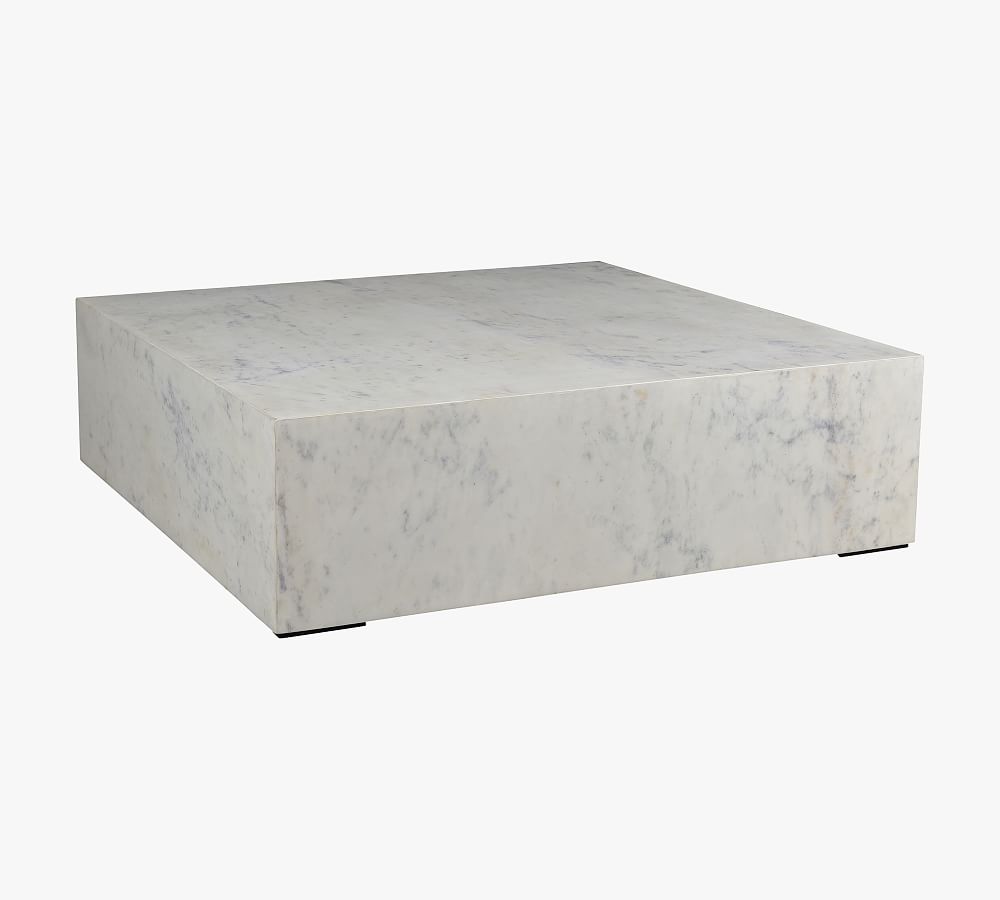 Villa Square Marble Coffee Table | Pottery Barn