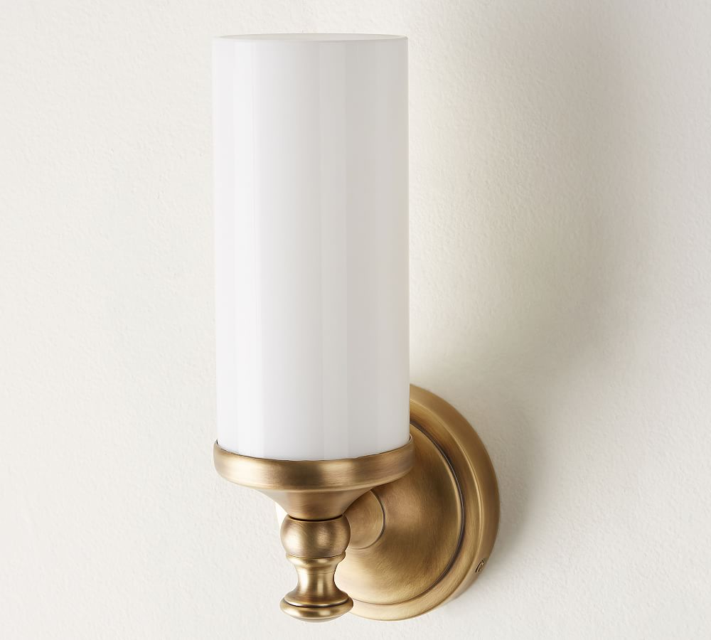 Mercer Single Tube Sconce | Pottery Barn