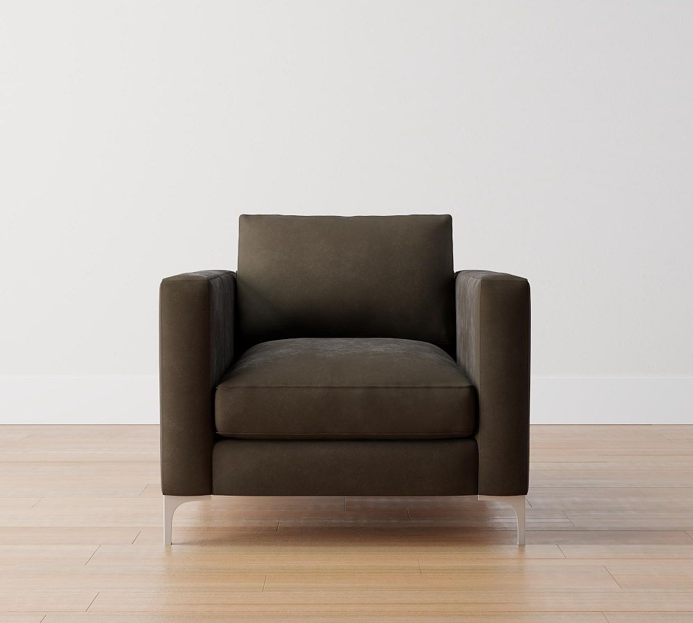 Jake Leather Armchair | Pottery Barn