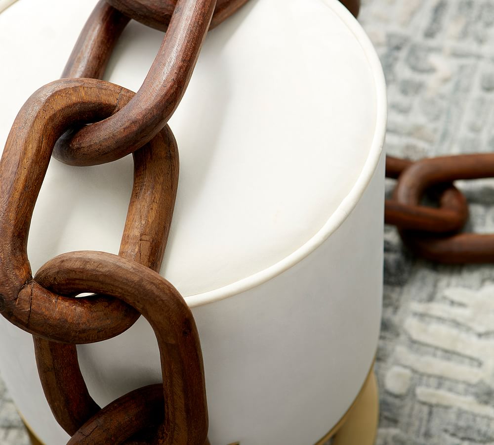 Oversized Recycled Wood Decorative Chain | Pottery Barn
