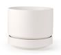 Modern White Ceramic Planter | Pottery Barn