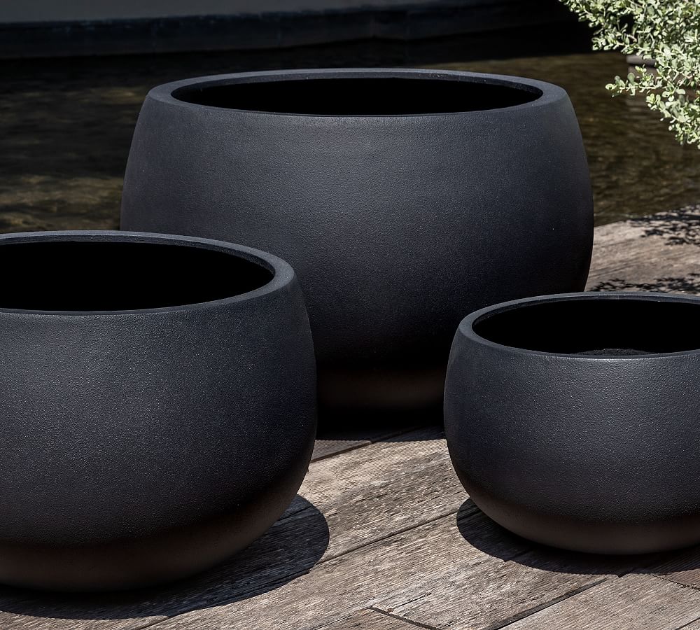 Arlo Clay Outdoor Planters | Pottery Barn