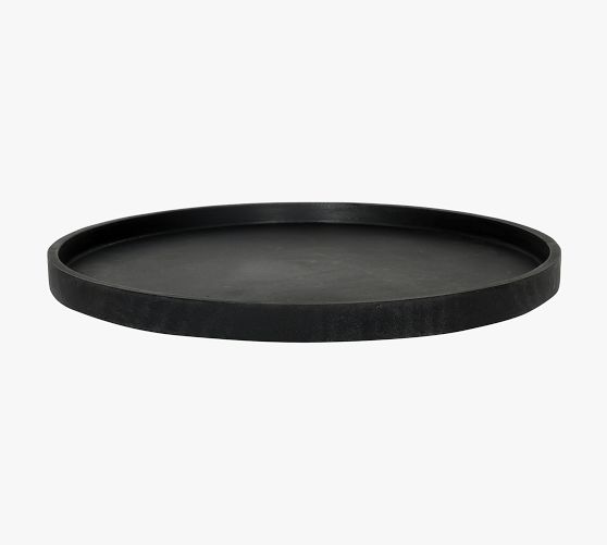 Lightweight Handcrafted Fiber Stone Saucer | Pottery Barn