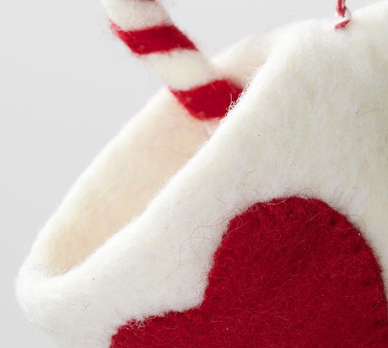 Felt Hot Chocolate Ornament | Pottery Barn