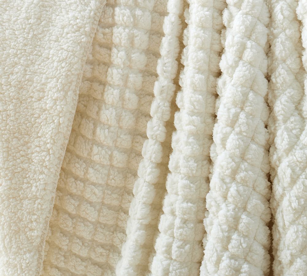 Nordic Sherpa Back Throw | Pottery Barn