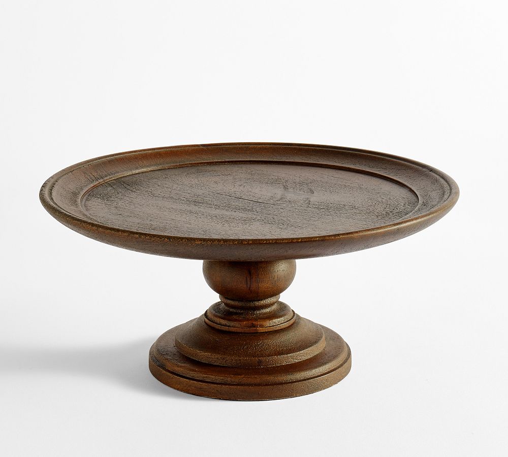 Turned Wood Cake Stand | Pottery Barn