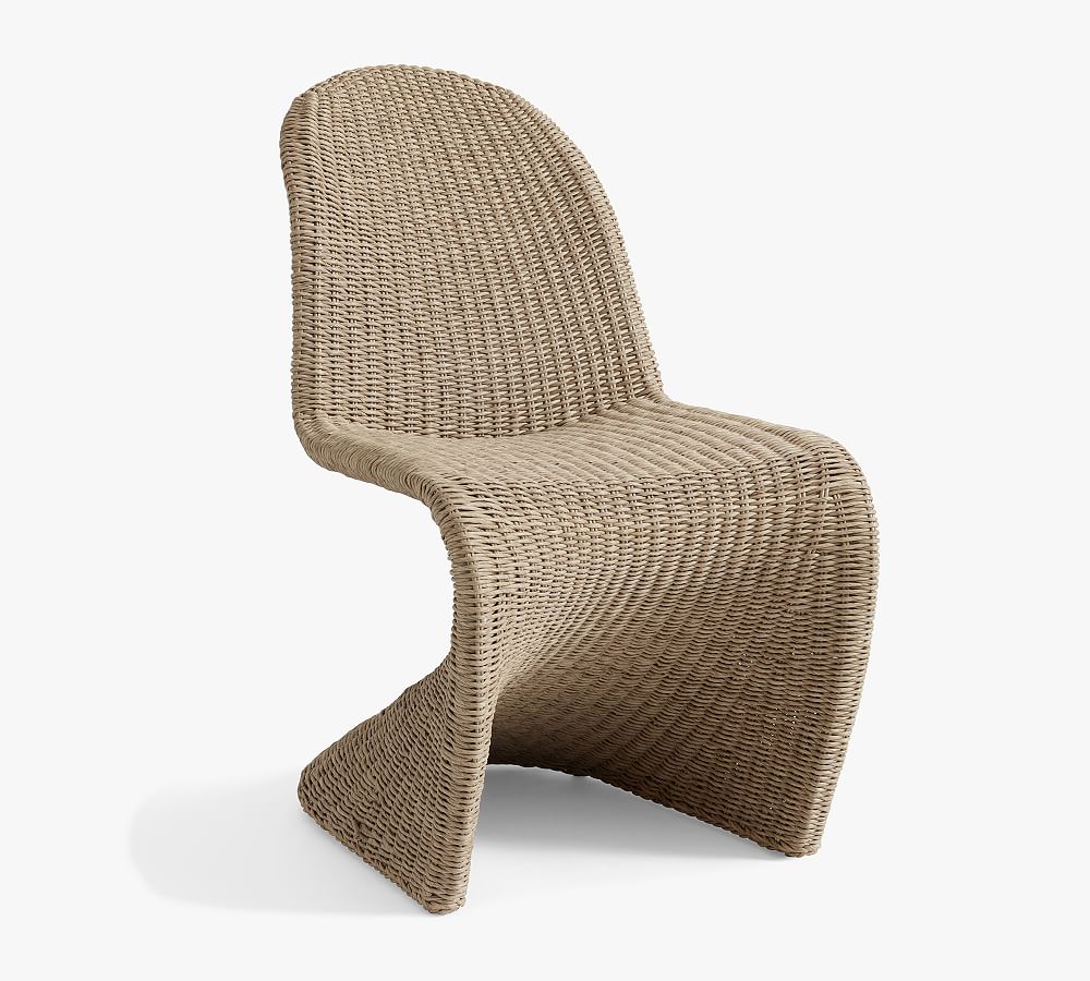 Encinitas Wicker Outdoor Dining Chair | Pottery Barn