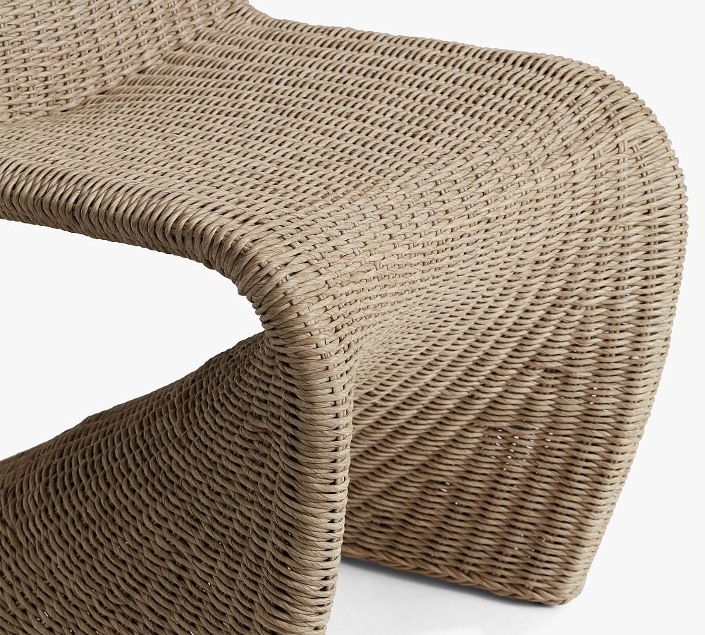Encinitas Wicker Outdoor Dining Chair | Pottery Barn