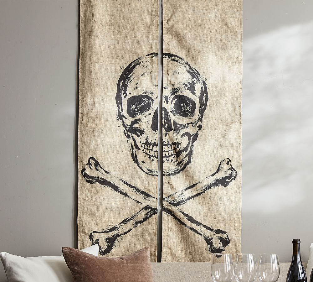 Skeleton Banner - Set of 2 | Pottery Barn