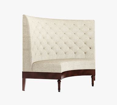 Hayworth High Back Upholstered Banquette | Pottery Barn