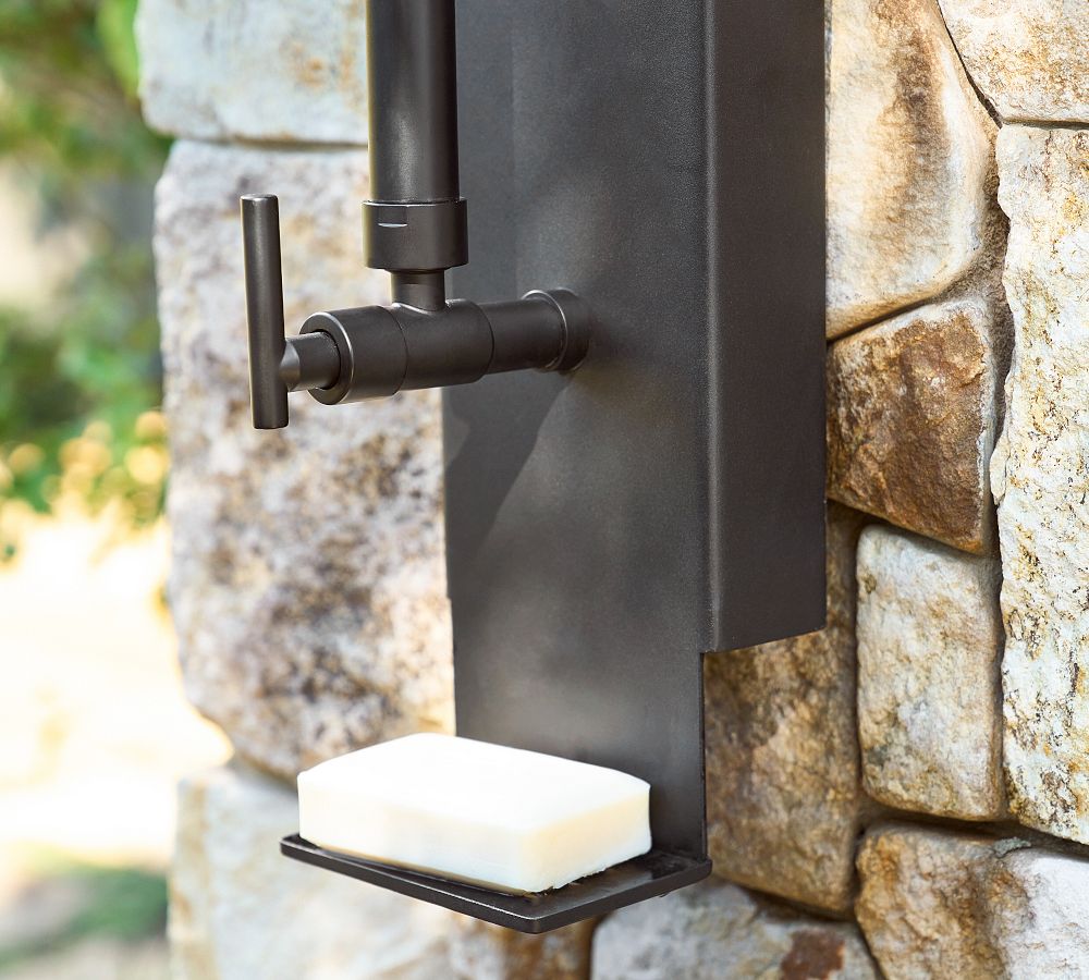 Malibu Metal Outdoor Wall Shower | Pottery Barn