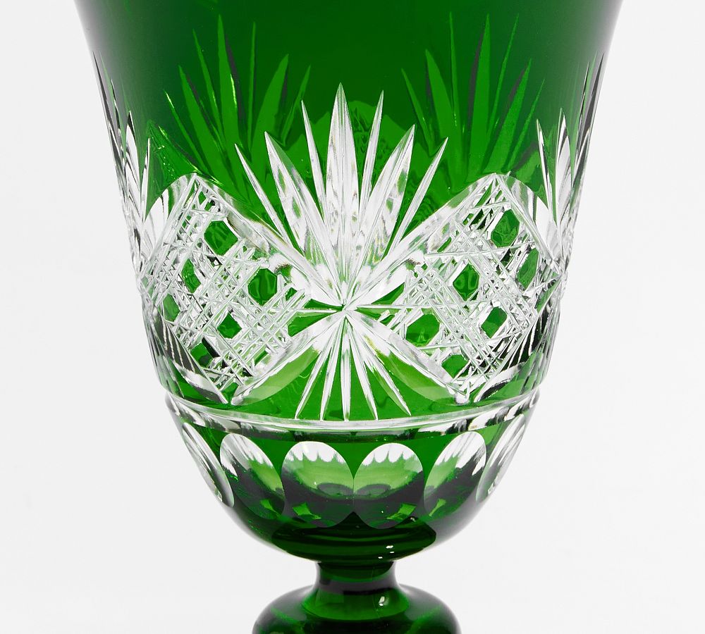 Antique Cut Glass Goblets Pottery Barn