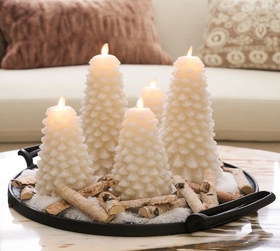 Premium Flickering Flameless Tree | Pottery Barn