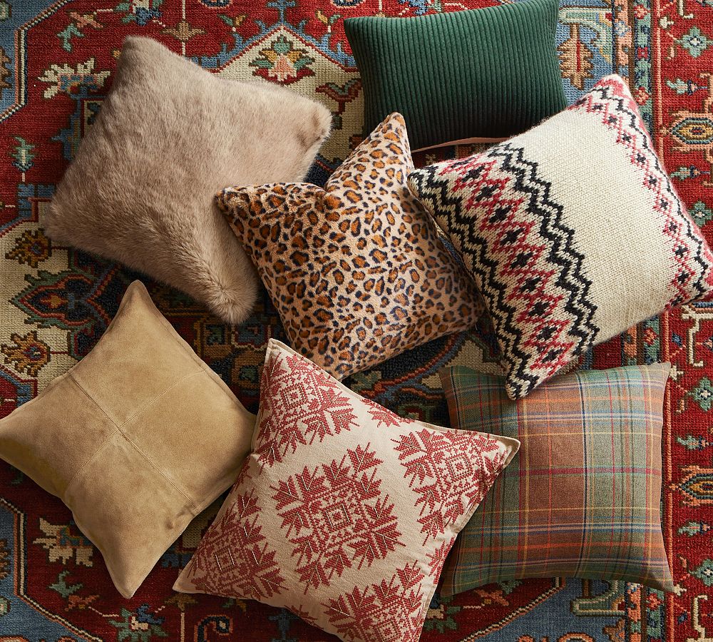 Woodrow Plaid Pillow | Pottery Barn