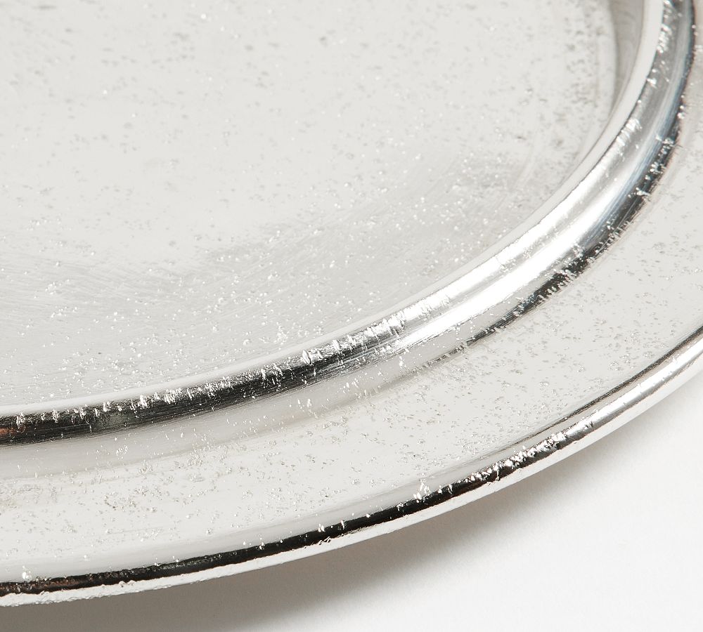 Rustic Metal Handcrafted Charger Plate | Pottery Barn